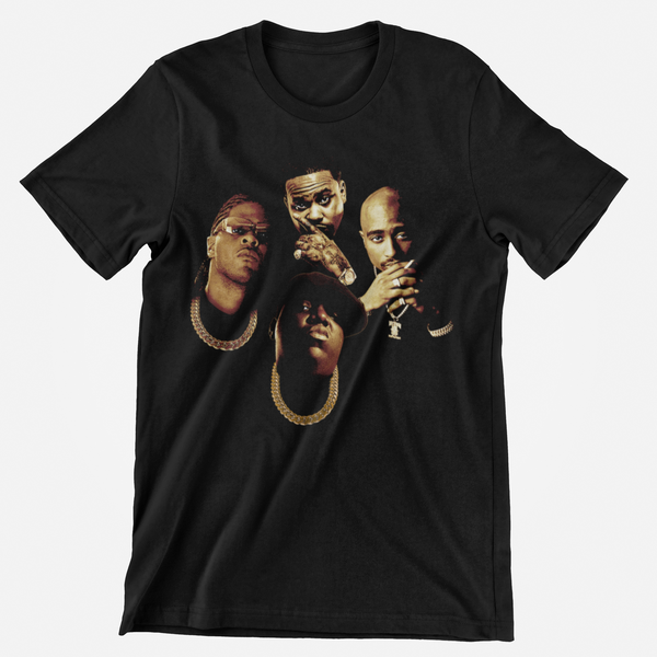 Chinx, Stack Bundles, 2Pac & Notorious Big Tee – FOUR KINGS LTD